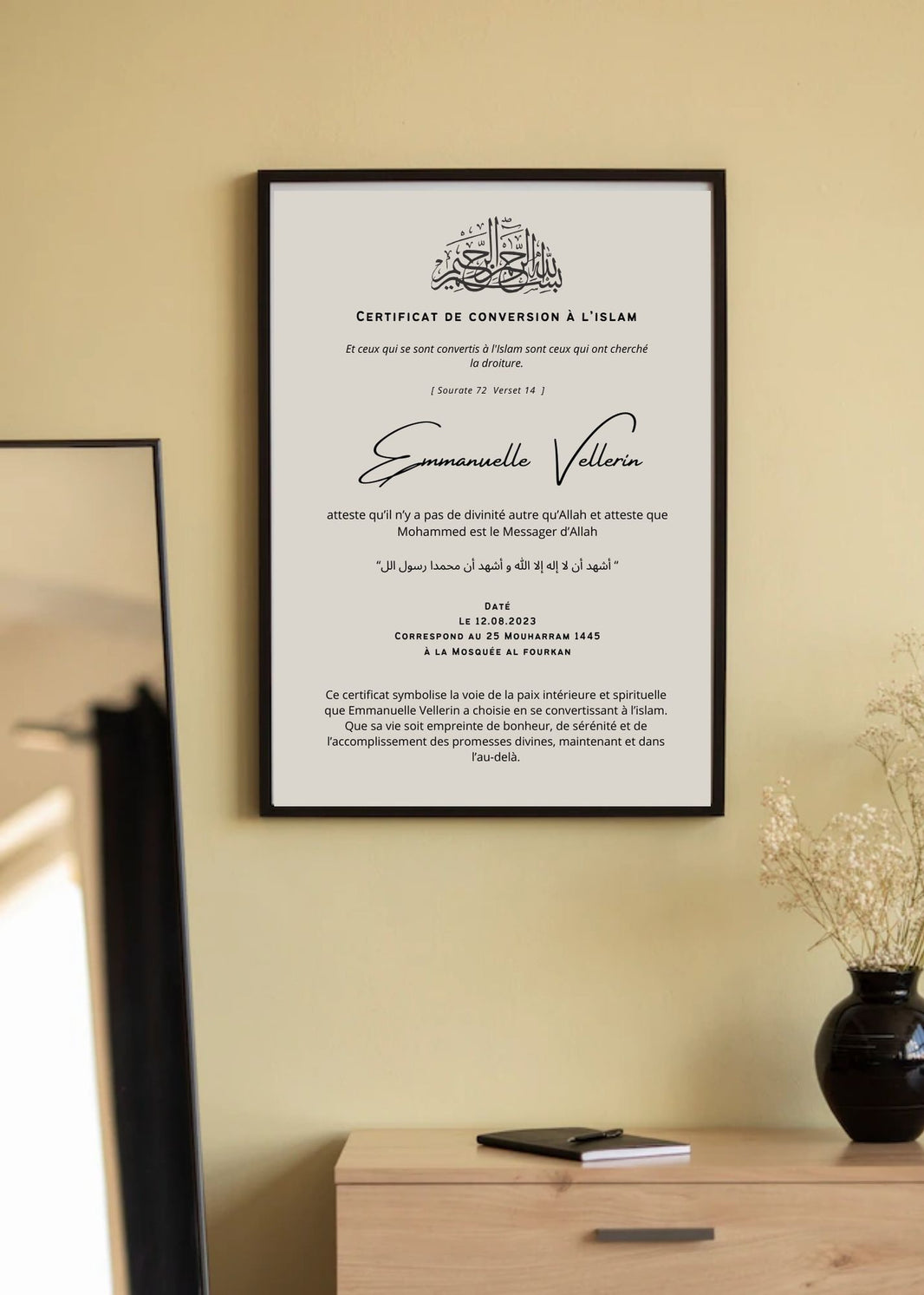 Certificat De Conversion À L Islam Consulat Du Maroc – EYONM